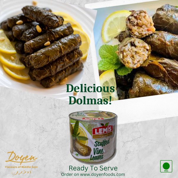 Turkish Dolmas (Net wt. 2 kgs) - Ready To Eat Delicious Stuffed Vine L ...